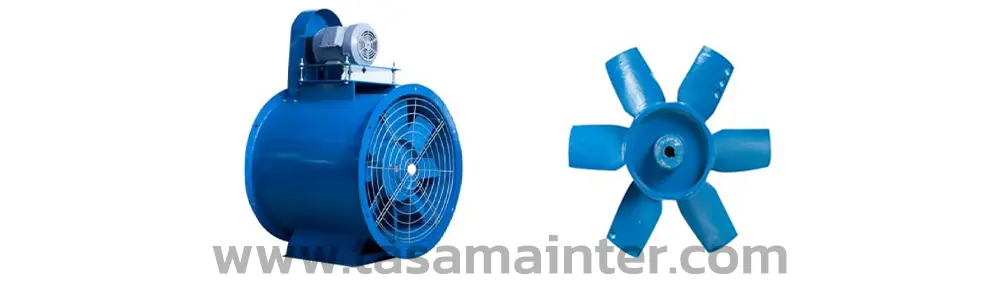 VANE AXIAL FAN พัดลมท่อ - แบบสายพาน | พัดลมอุตสาหกรรม Tasama